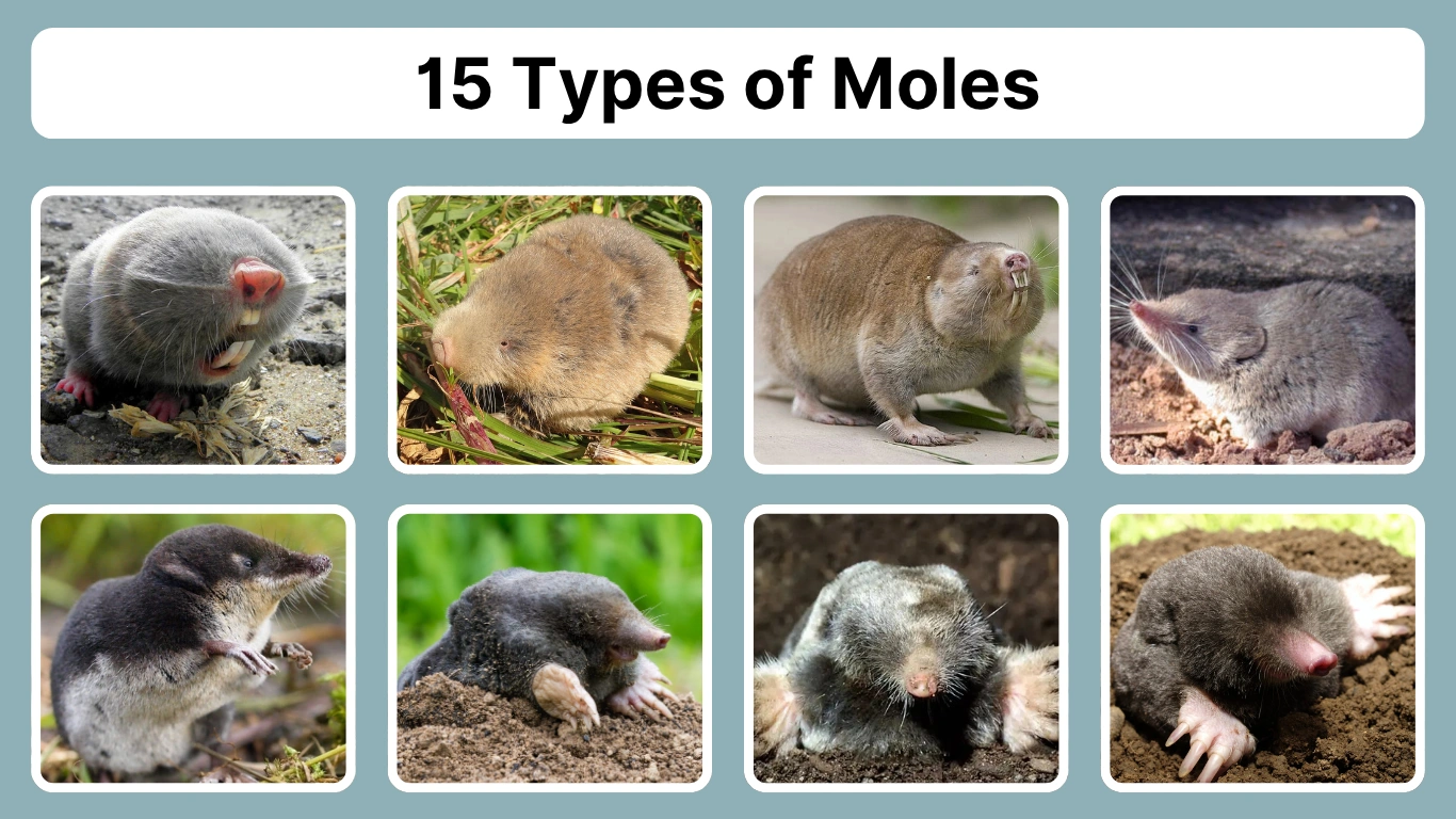 15 Types of Moles: Identification With Pictures