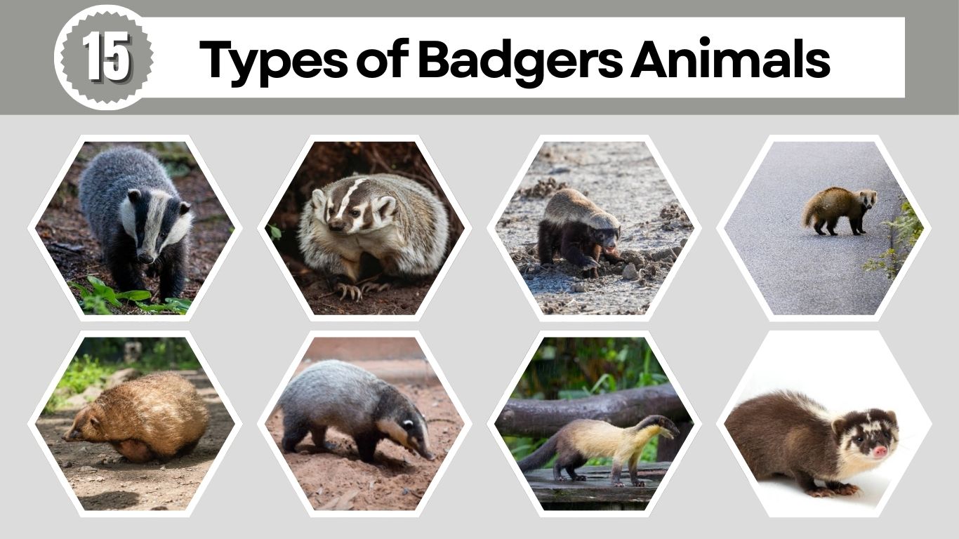 15 Types of Badgers Animals: Identification with Picture