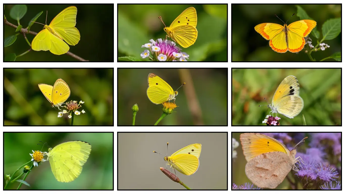 17 Types of Yellow Butterflies: Identification with Images