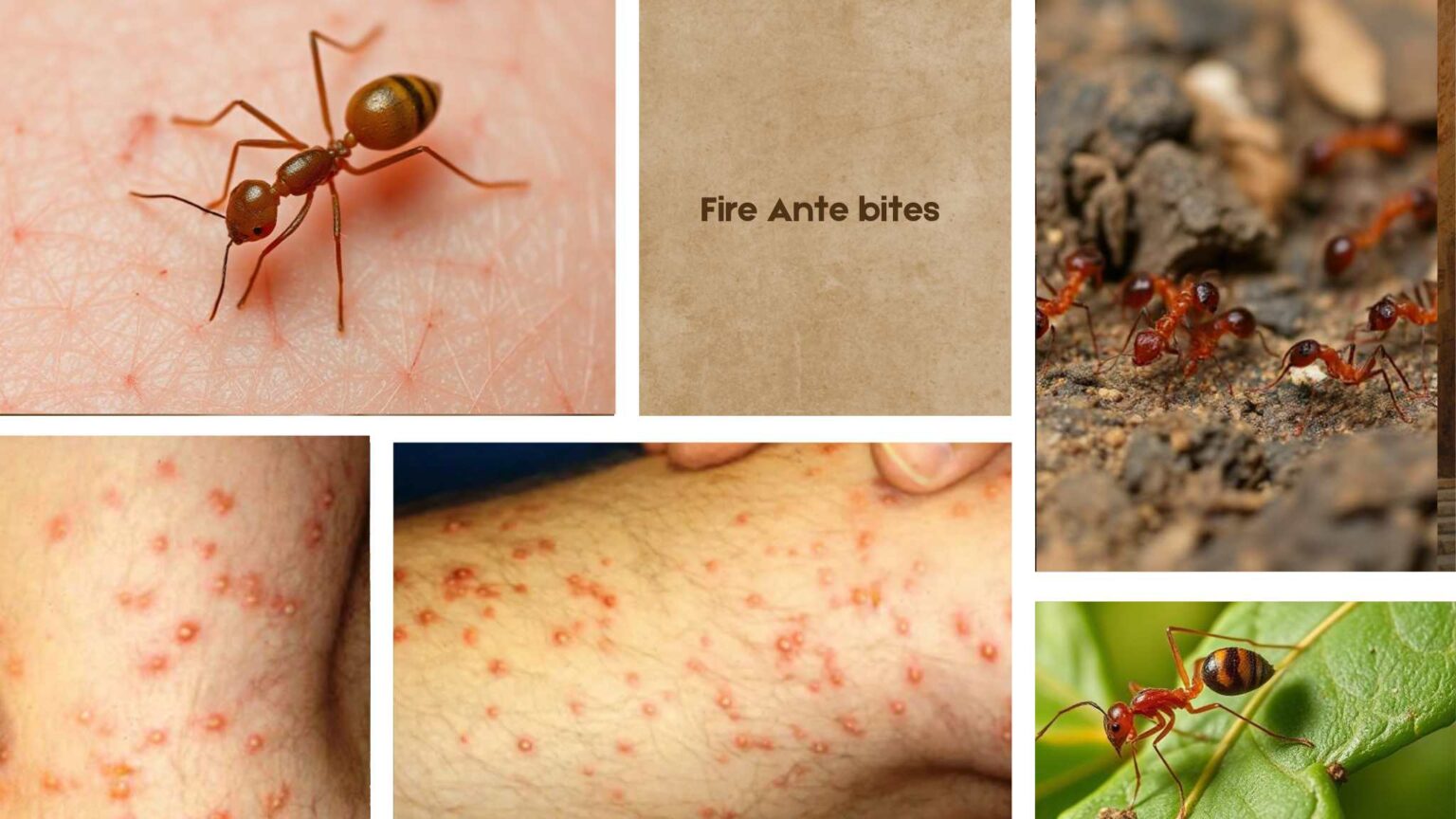 Fire Ant Bites: Identification With Pictures