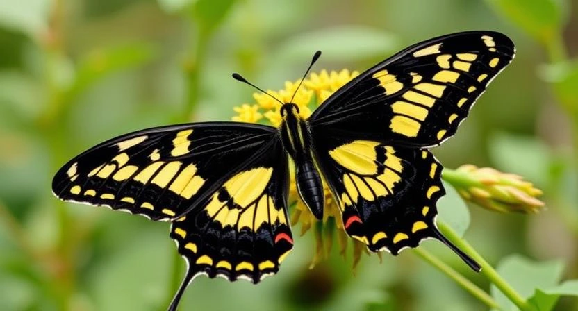 Yellow and Black Butterfly: Types, Identification with Image