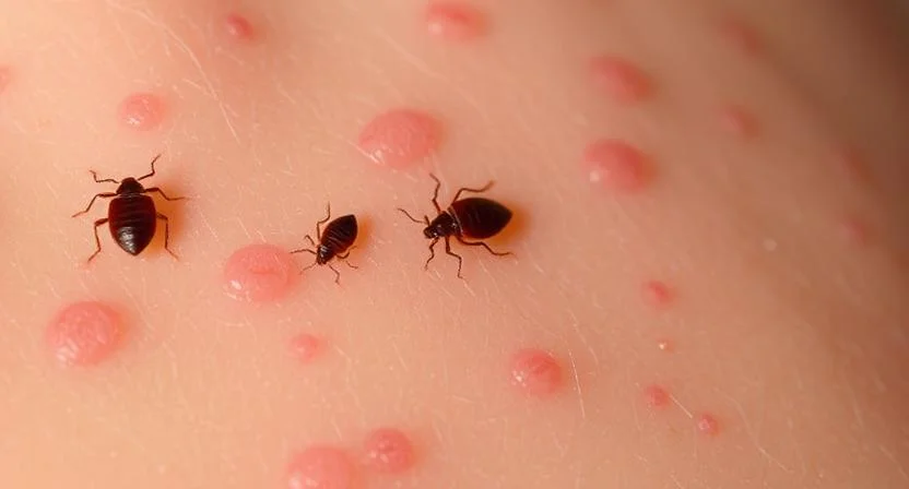 Bed Bug Bites vs Flea, Mosquito, Hives, rash, Scabies bites