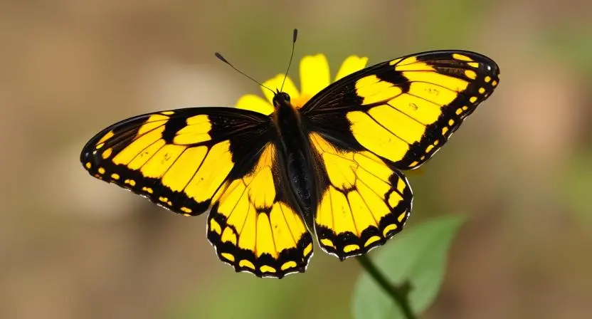 Yellow and Black Butterfly: Types, Identification with Image