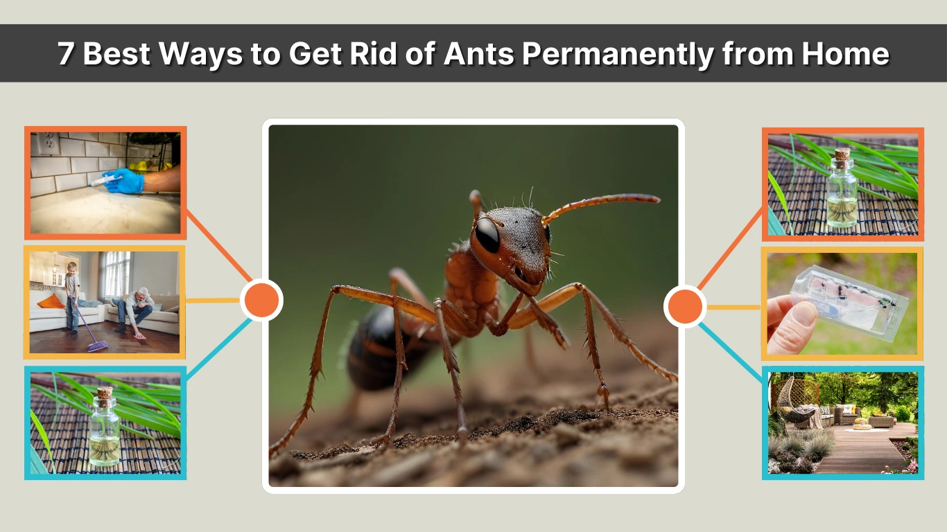 7 Best Ways to Get Rid of Ants Permanently from Home