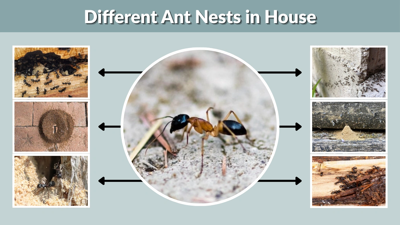 Different Ant Nests in House: How to Get Rid or Remove Them