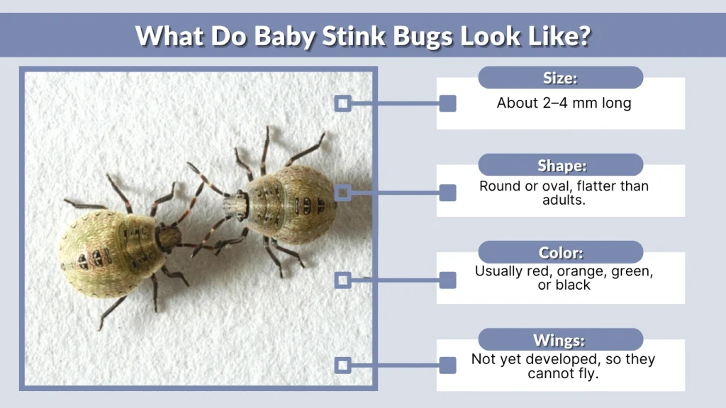 Baby Stink Bugs: Identification, Appearance, and Control