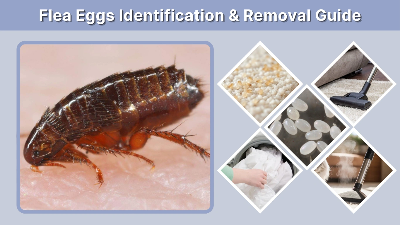 Flea Eggs Identification & Removal Guide
