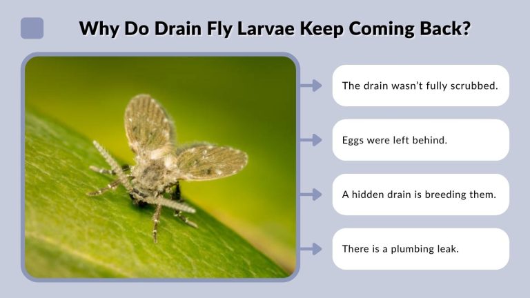 Drain Fly Larvae: Identification, Dangers, and How to Get Rid of Them Fast