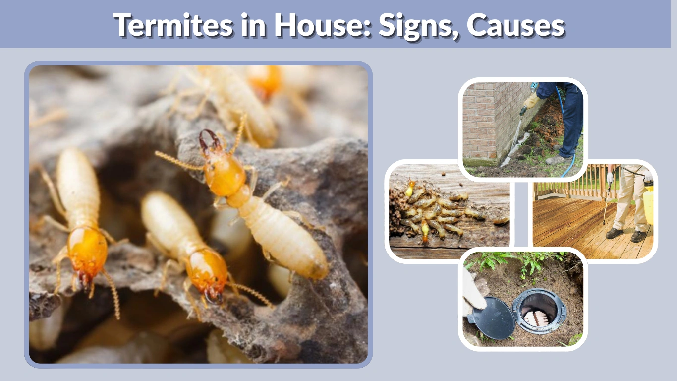 Termites in House: Signs, Causes, and How to Get Rid of Them