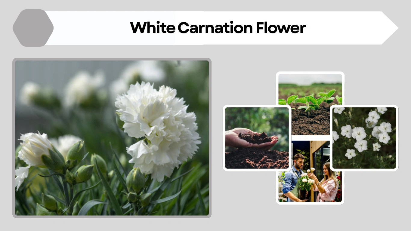 White Carnation Flower: Meaning, Symbolism, Care, and Uses