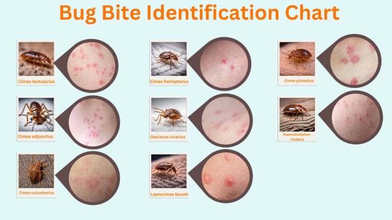 8 Type Of Bed Bug Bites: Identification Chart with Picture