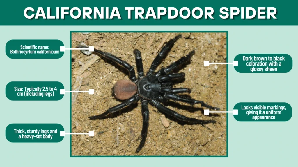 20 Type Trapdoor Spider: Size, Habitat, Bite, Name with Pictures