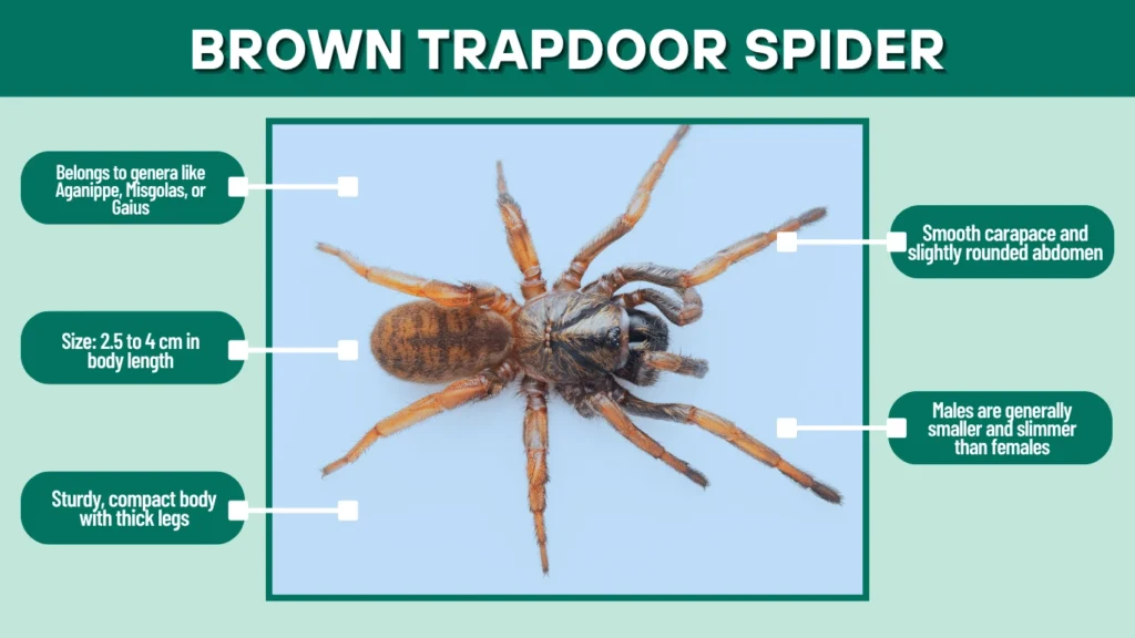 20 Type Trapdoor Spider: Size, Habitat, Bite, Name with Pictures