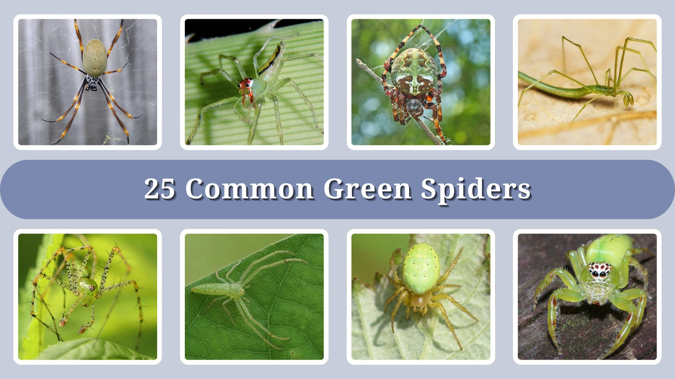 25 Common Green Spiders: Identification, Habitat, and Safety Guide